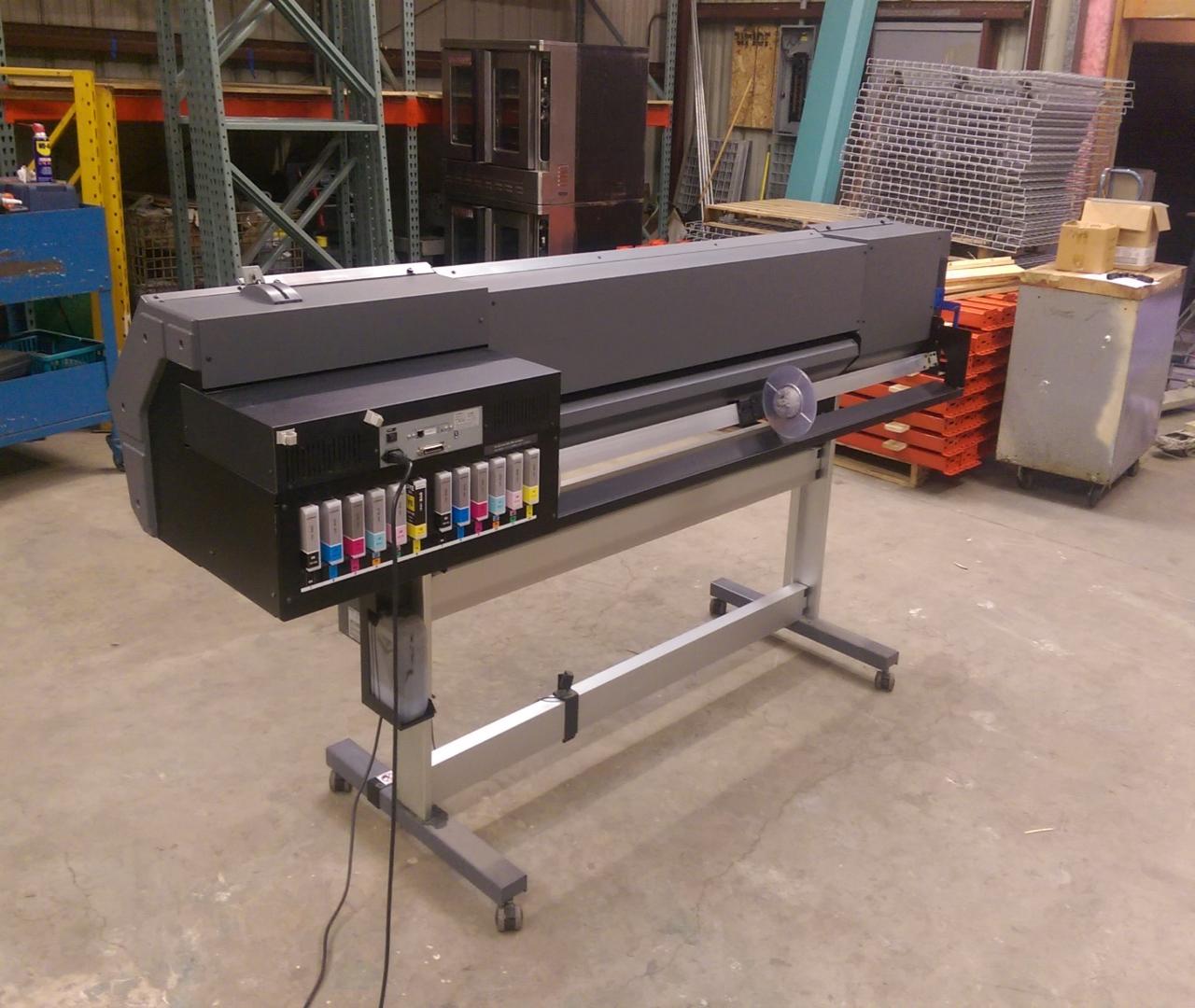 Lot #27: Roland Quadra FJ 540, 54" 6 Color Dye Printer, Serial ...